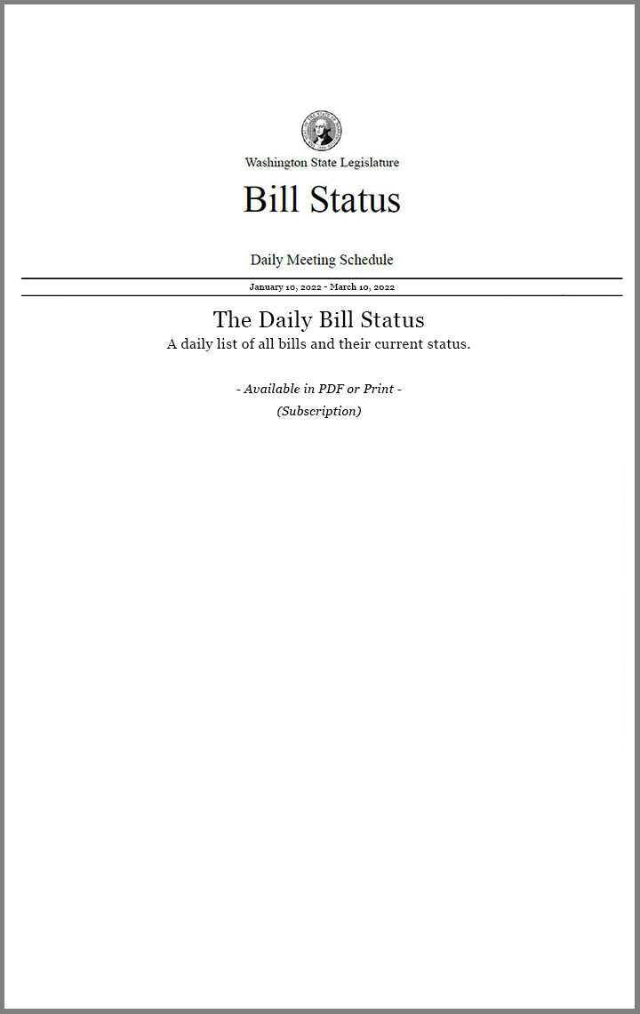 Legislative Publications